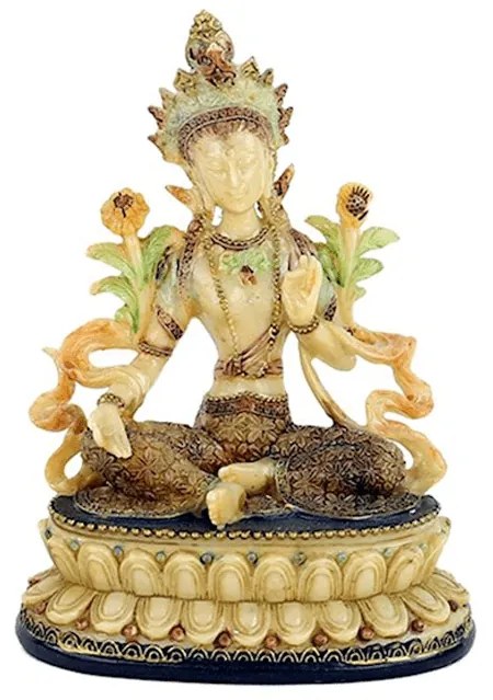 Zelená Tára - žensky Buddha - feng shui