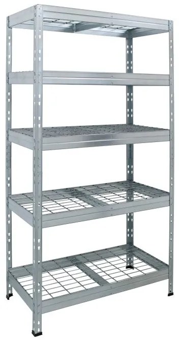 AR Shelving Vysokozátěžový regál Wire Mesh, 180 × 90 × 45 cm, nosnost police: 300 kg