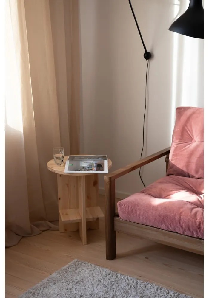 Růžová rozkládací pohovka 205 cm Knob – Karup Design