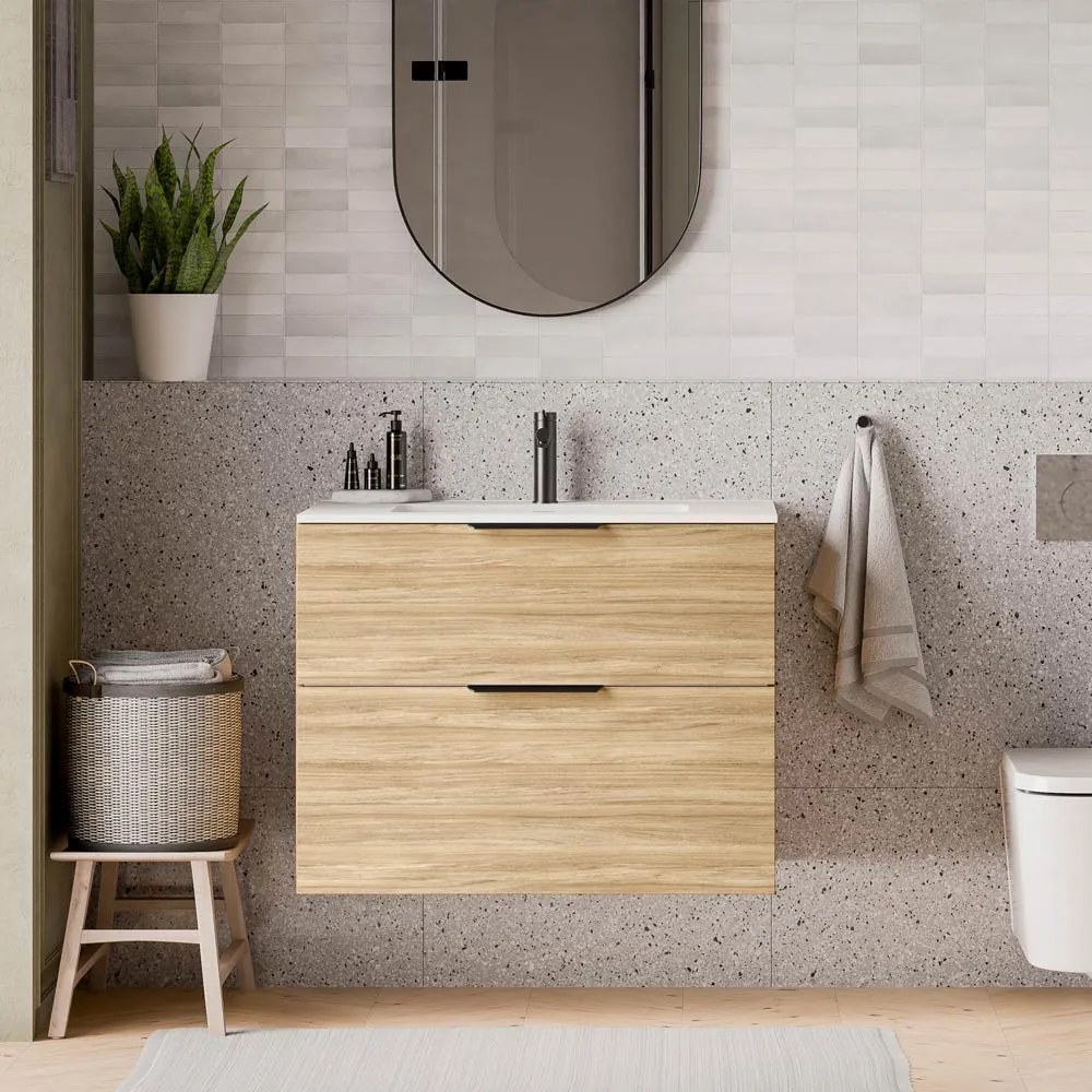 Duravit umyvadlo s umyvadlovou skříňkou TIM 80 cm