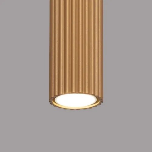 Stropní svítidlo SOLLUX KARBON 10 zlaté GU10 1x10W bez žárovky SL.1549