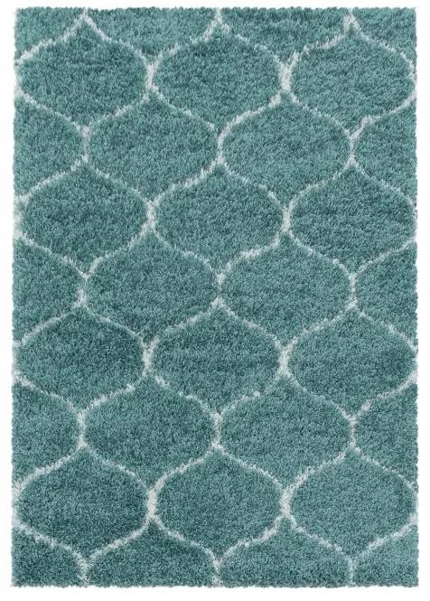 Vopi | Kusový koberec Salsa shaggy 3201 blue - 80 x 150 cm