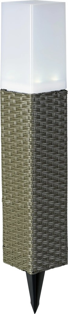 Livarno® Ratanové solární svítidlo (antracitová)