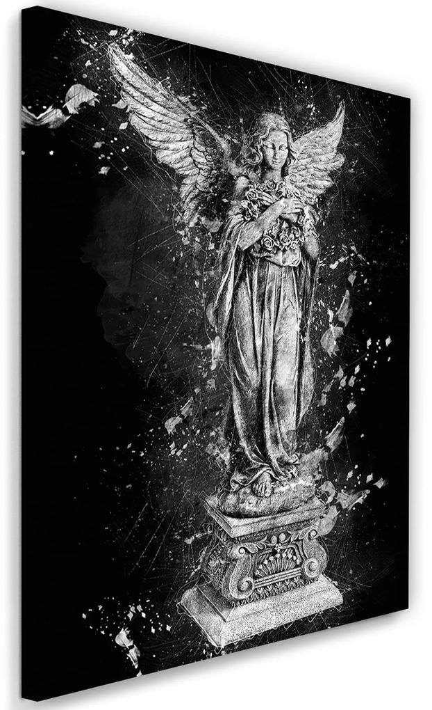 Gario Obraz na plátně Socha anděla - Cornel Vlad Rozměry: 40 x 60 cm