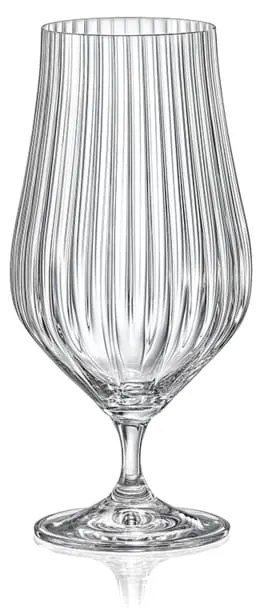 Crystalex - Bohemia Crystal Sklenice na pivo Tulipa Optic 540 ml, 6 ks