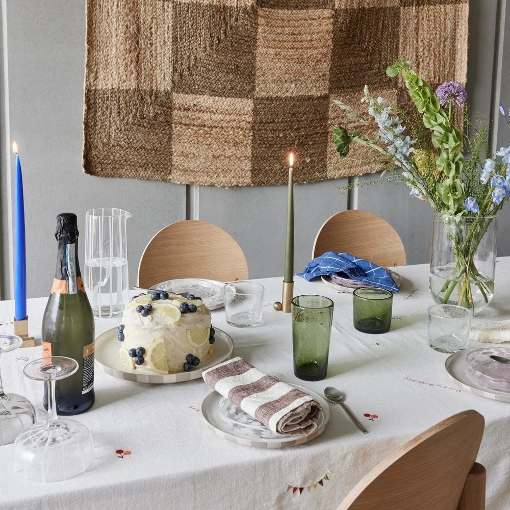 Skleněná ručně vyrobená váza (výška 24 cm) Kuki – OYOY Living Design