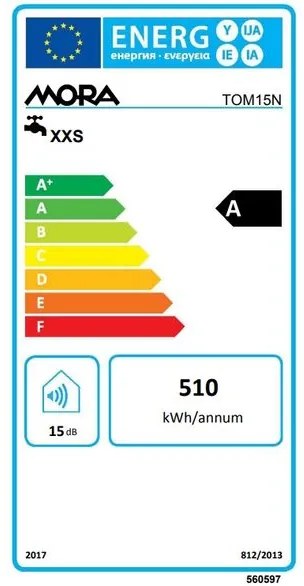 Mora TOM15N Elektrický zásobníkový ohřívač vody