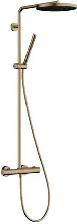 Hansgrohe Pulsify S Puro sprchový systém s termostatickou baterií kartáčovaný bronz 24223140