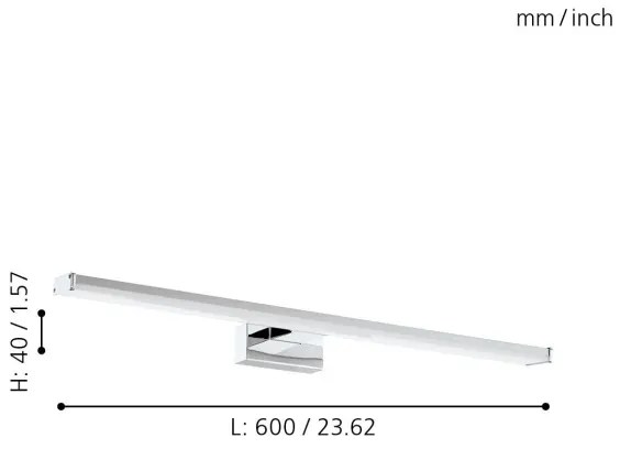 Eglo 96065 - LED Koupelnové svítidlo PANDELLA LED/11W/230V IP44
