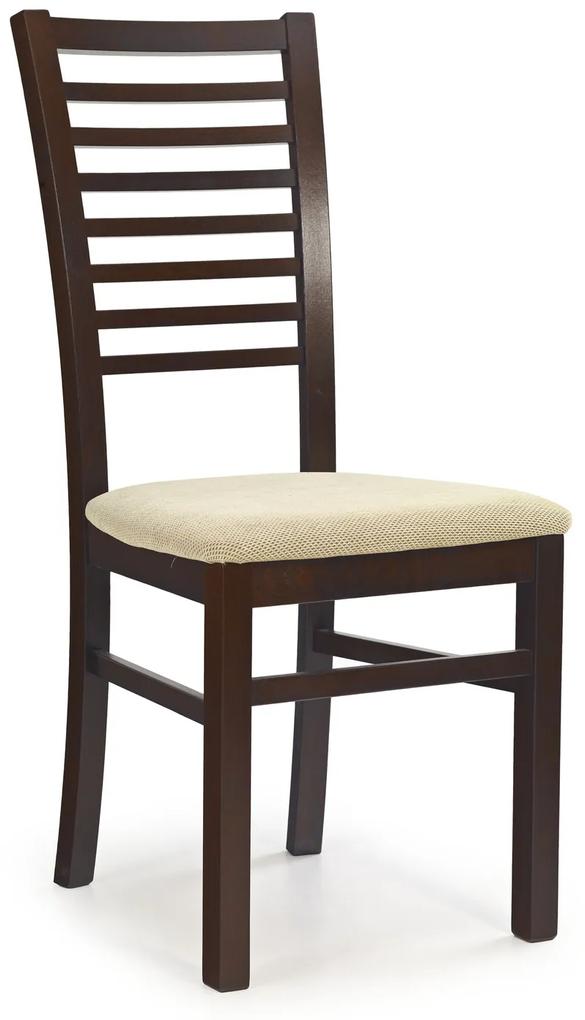 ImportWorld Dřevěná židle Abrahan 6 (Barva: Tmavý ořech)