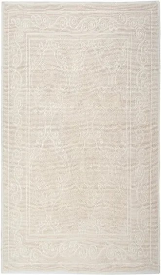 Krémový bavlněný běhoun Floorist Omanli, 80 x 300 cm