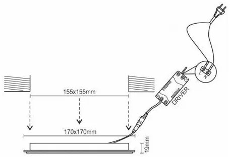 LED Stmívatelné podhledové svítidlo LED/12W/230V 3000-6500K Wi-Fi Tuya