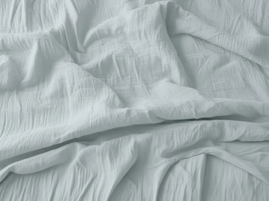 Mušelínové povlečení MUSSARI světle šedé Rozměr povlečení: 70 x 90 cm | 140 x 220 cm