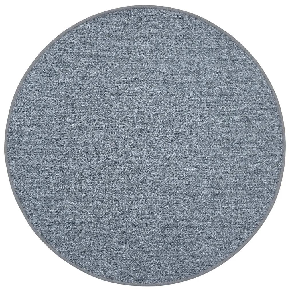 Vopi koberce Kusový koberec Astra světle šedá kruh - 100x100 (průměr) kruh cm