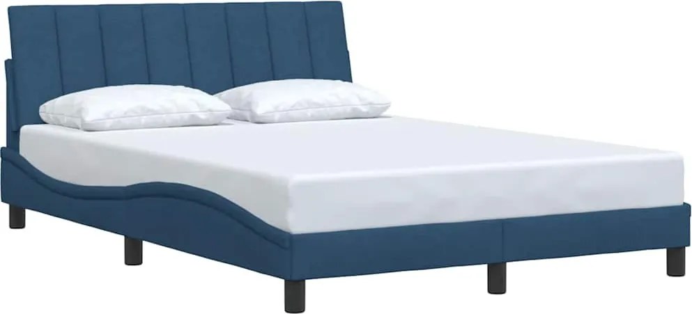 Rám postele bez matrace Hanko modrý 140 x 190 cm textil 3310390