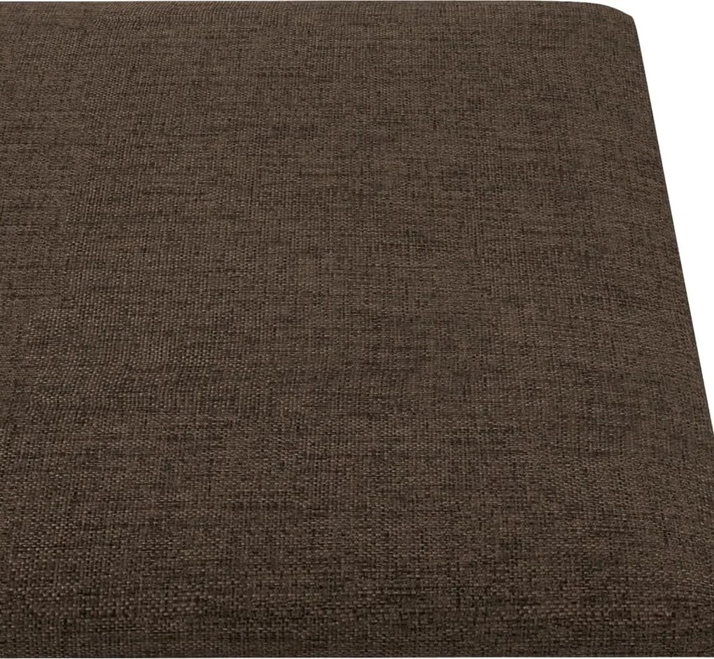 vidaXL Nástěnné panely 12 ks 30 x 15 cm textil 0,54 m² [343763] Barva: Černá