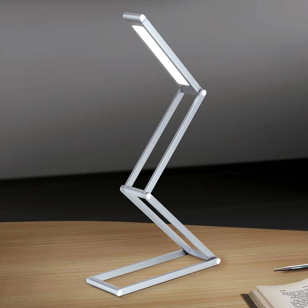 Skládací stolní lampa LED Falto s baterií antracit