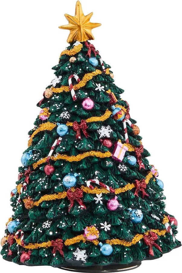 X-MAS Hrací skříňka vánoční stromek 16,5 cm