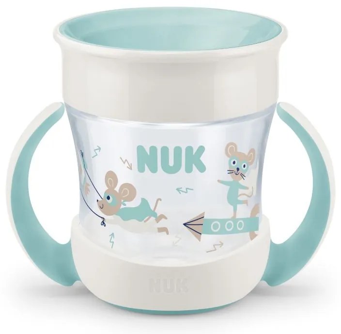 NUK hrnek Mini Magic Cup 160ml tyrkysová