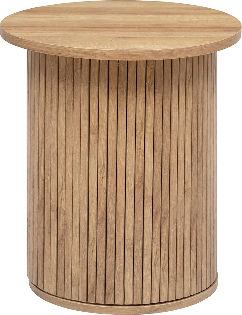 Kulatý kávový stolík špule COLVA, Ø 45 cm