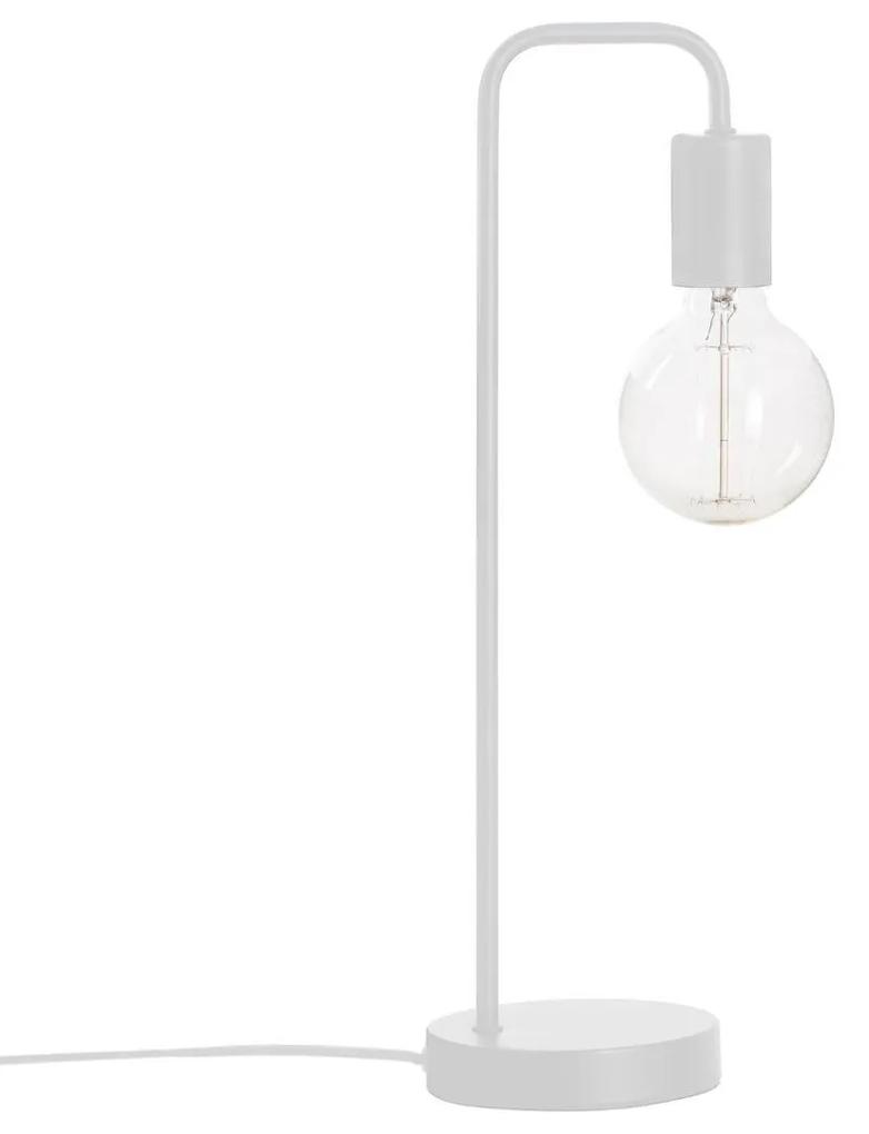 Stolní lampa KELI, kov, bílá, 46 cm (3560238667231)
