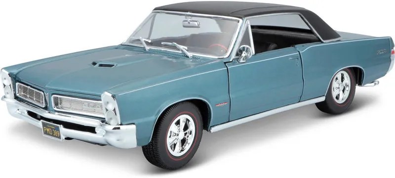 Maisto pontiac gto 1965 1:18 modrá metalíza