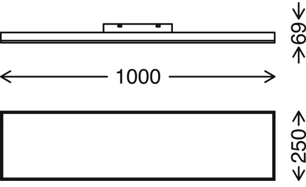 Brilo - LED Stmívatelné stropní svítidlo STARRY SKY LED/24W/230V 3000-6500K + DO