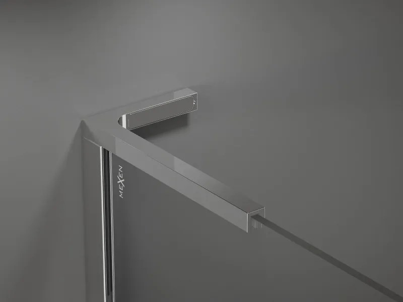 Mexen Kioto L sprchová stěna Walk-in 70 x 200 cm, transparentní, chrom - 800-070-103-01-00