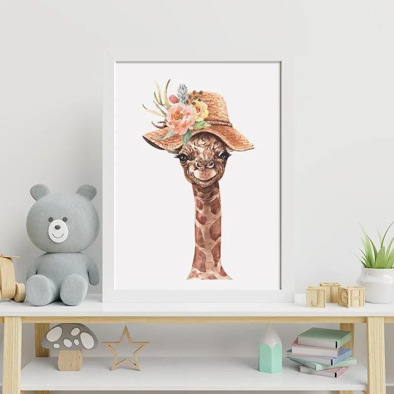 Plakát 'Madam žirafa detail' do dětského pokoje