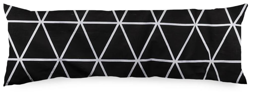 4Home Povlak na Relaxační polštář Náhradní manžel Galaxy černobílá, 55 x 180 cm