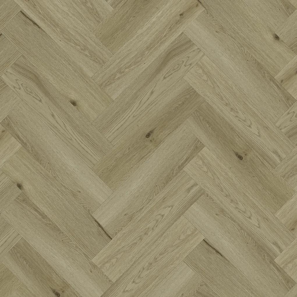 Minerální podlaha Dub Yankee - titanium nano layer, uv vrstva, design dřeva, vzor rybí kost - CA 153-H