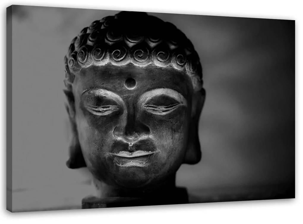 Gario Obraz na plátně Osvětlená hlava Buddhy Rozměry: 60 x 40 cm
