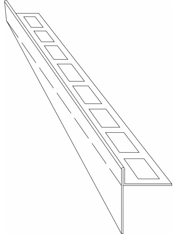 BESCO Spádová lišta NEO - zlatá Barva - Zlatá, Materiál - Nerez, Rozměr A - 150 cm, Varianta - Levá - ZLLSN150LZL