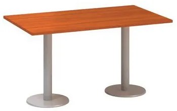Alfa Office  Konferenční stůl Alfa 400 s šedým podnožím, 140 x 80 x 74,2 cm, dezén třešeň