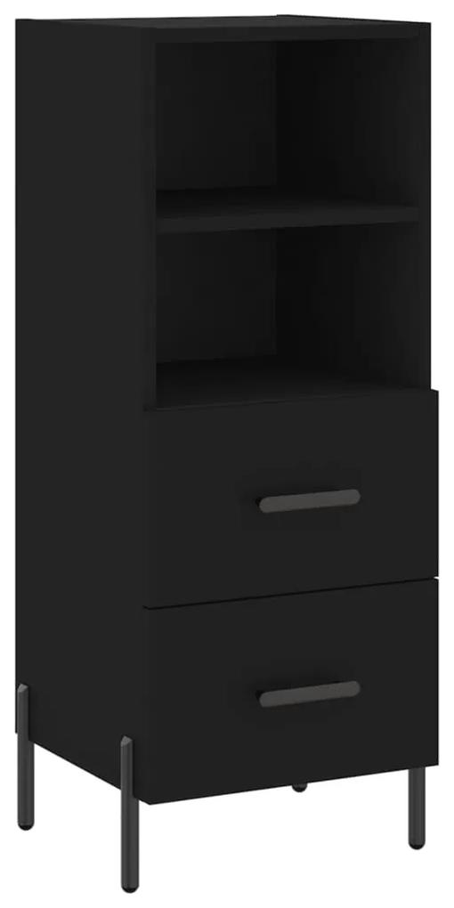 Skříň highboard černá 34,5 x 34 x 180 cm kompozitní dřevo,  3198922