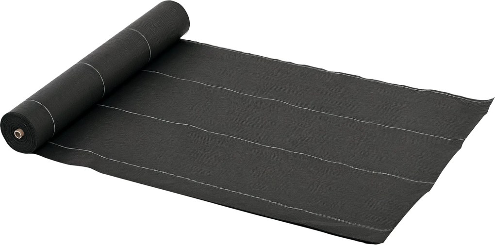 Outsunny Geotextilní tkanina pro kontrolu plevele 2x50 m - Tkanina proti plevelu, geotextilní síť proti plevelu, 100 g/m² pro zahradu, terasu, patio |
