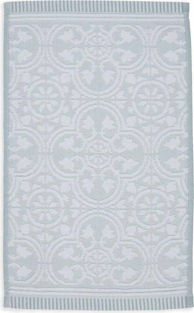 Pip Studio ručníky z bavlněného froté Tile de Pip, světle modré (Luxusní ručníky z bavlněného froté v designu Tile de Pip ve světle modrébarvě )