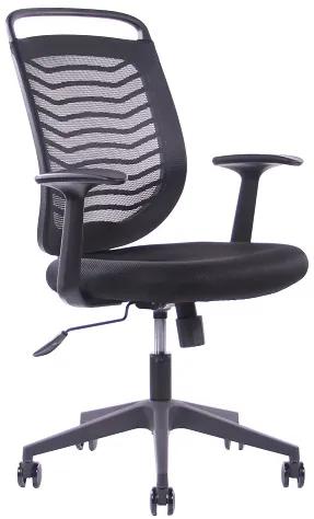 Kancelářská otočná židle Sego JELL — více barev Černá