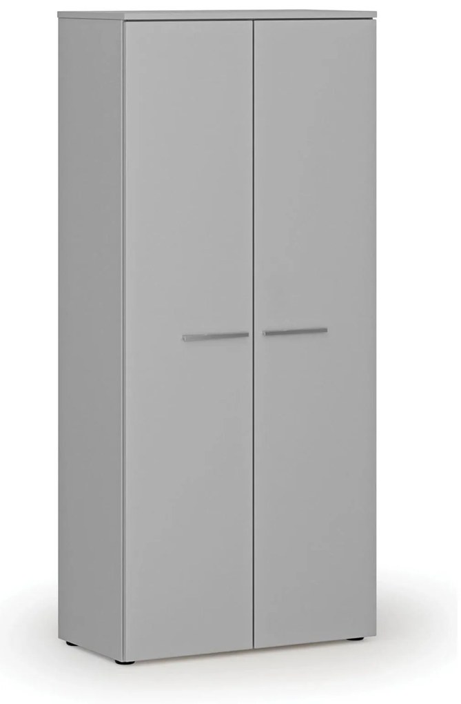 Šatní skříň s výsuvem PRIMO GRAY, 800 x 420 x 1781 mm, šedá
