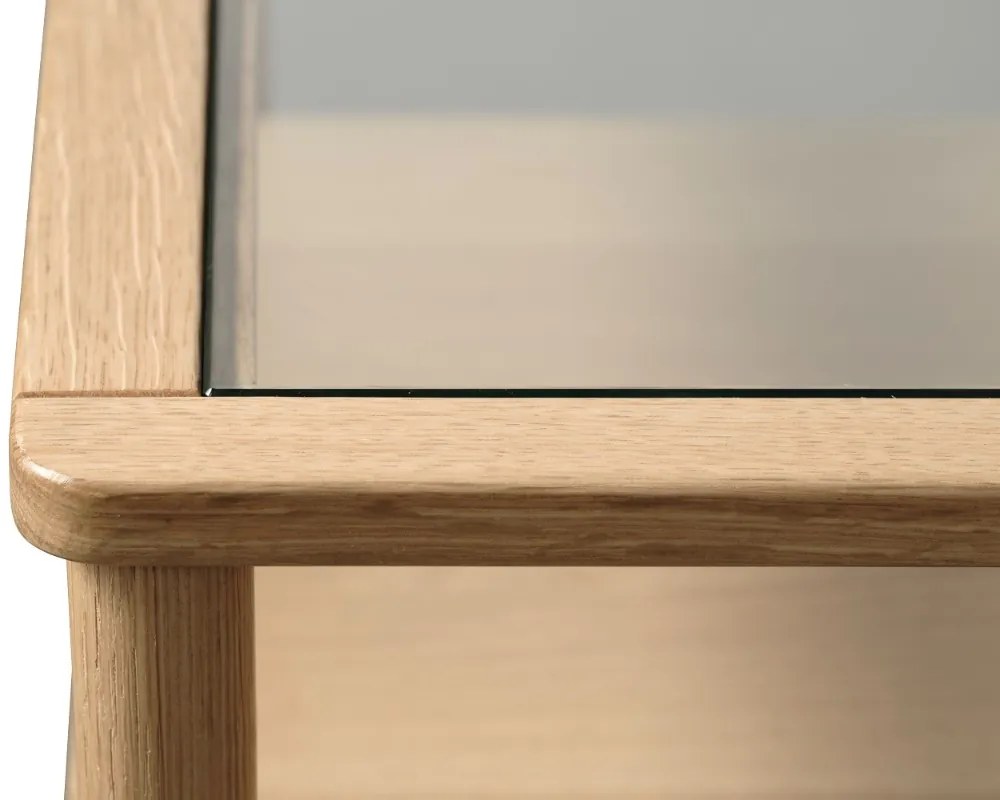 Designový konferenční stolek Dallan 120 cm přírodní dub