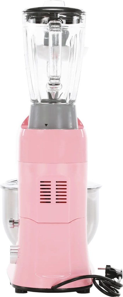 TEMPO-KONDELA KANTE, kuchyňský robot, 1800 W, 5 l, růžová / chrom