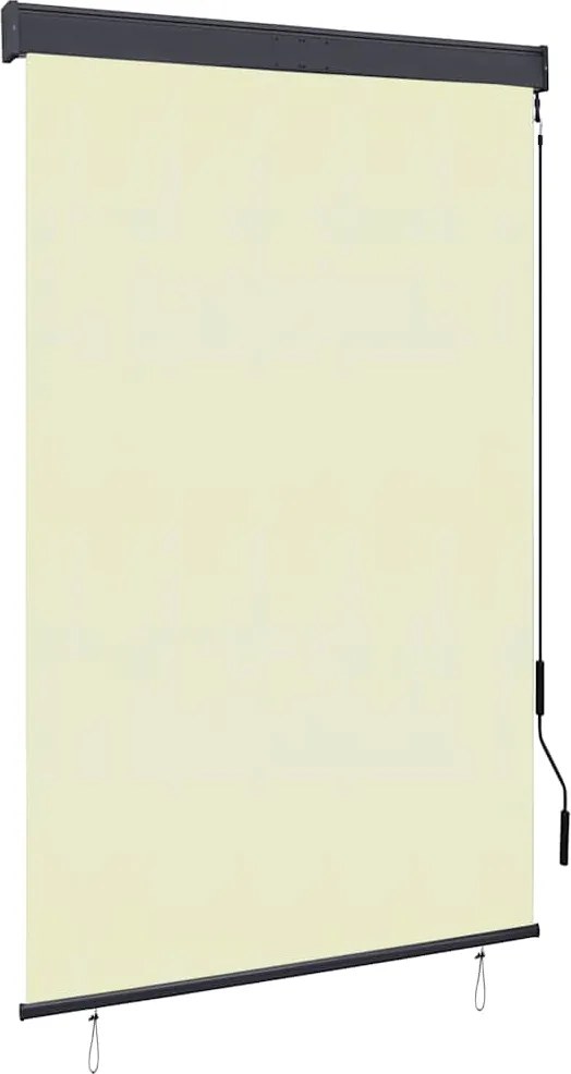 Venkovní roleta 120 x 250 cm krémová 145965