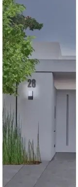 Venkovní nástěnné osvětlení Arida