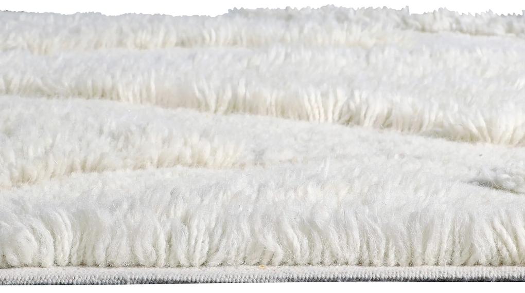Vlněný koberec kangor 200 x 300 cm bílý MUZZA