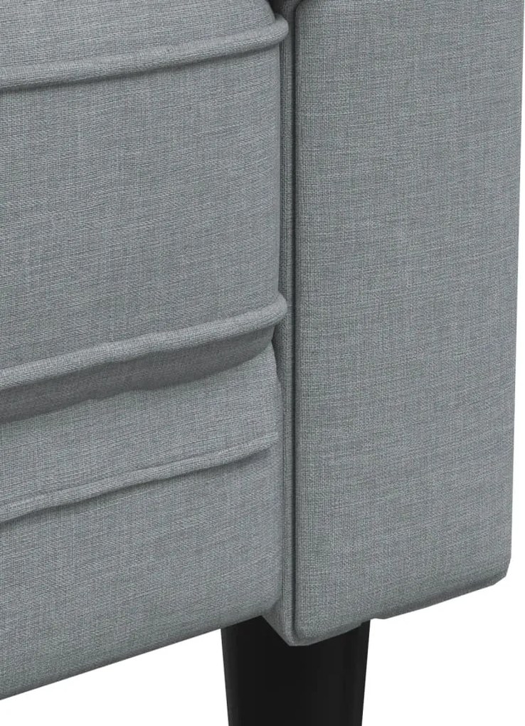 2dílná sedací souprava světle šedá textil 3209200