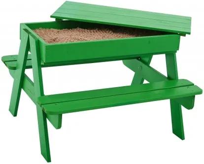 Trigano dřevěný stoleček s pískovištěm Piknik