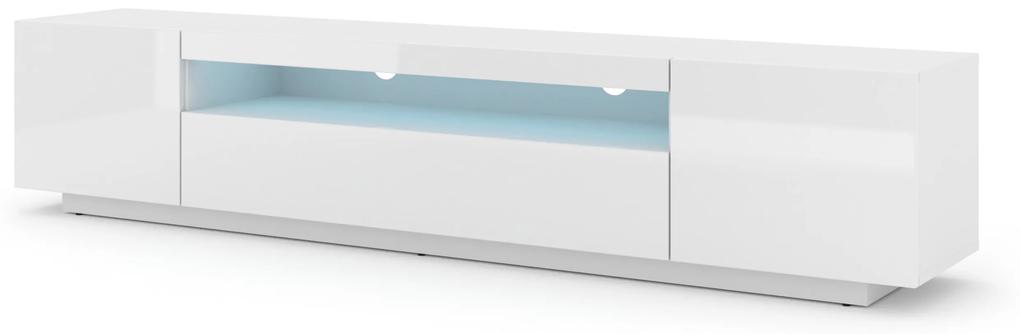 TV stolek/skříňka Aurora 200 (bílý lesk). 1057709