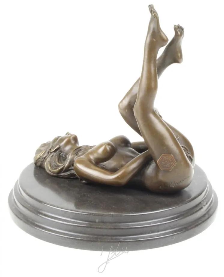 Bronzová socha soška - Nahá žena | BIANO