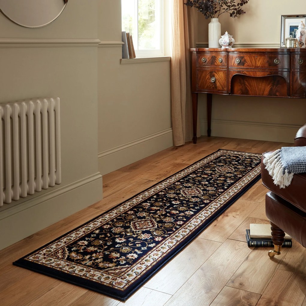 Flair Rugs, Běhoun Sincerity Royale Sherborne Blue, 60x230, modrá, chodba / předsíň