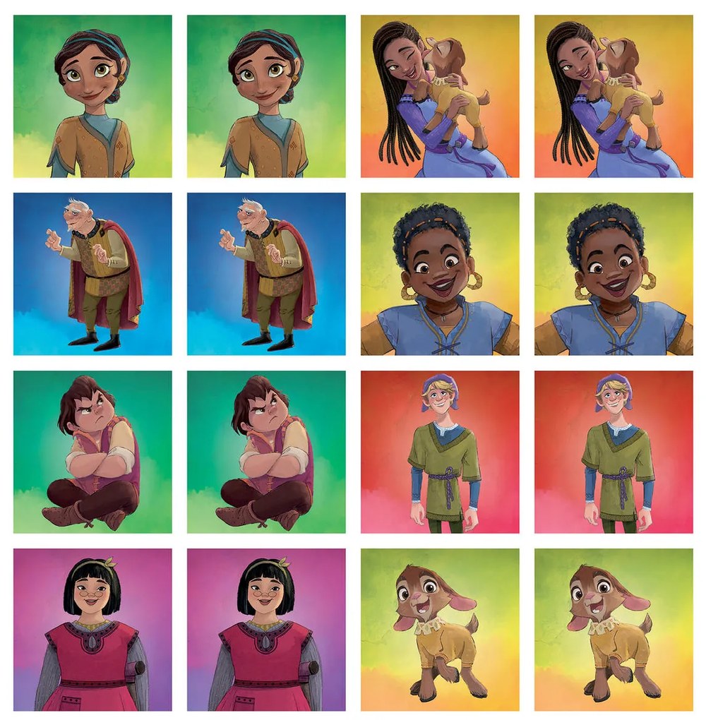 JIRI MODELS Pexeso v sešitu Disney Přání s krabičkou a omalovánkou 4